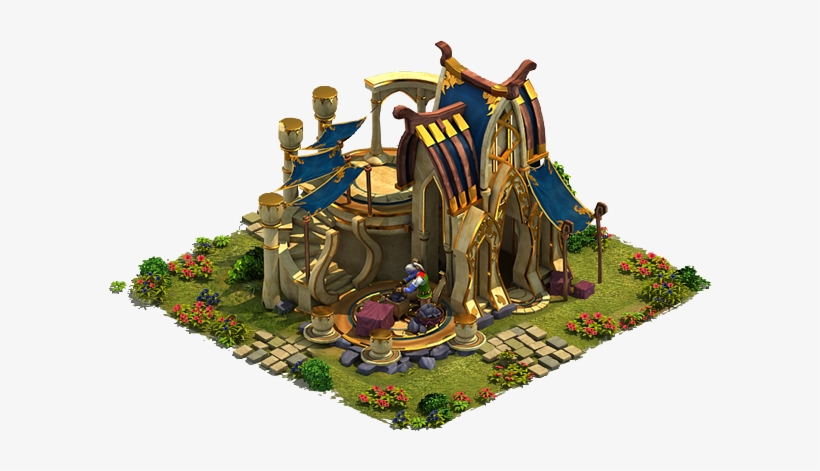 Download 06 Workers Hut Elves 05 Cropped - Elven Tower | Transparent ...