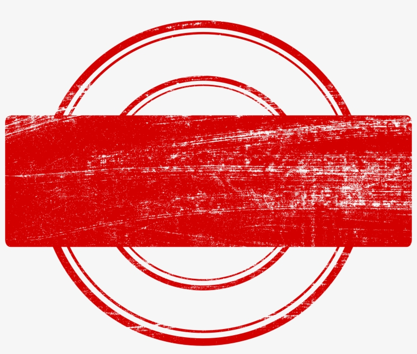 Svg Freeuse Library Red Png Transparent Clip Art Royalty - Empty Stamp ...