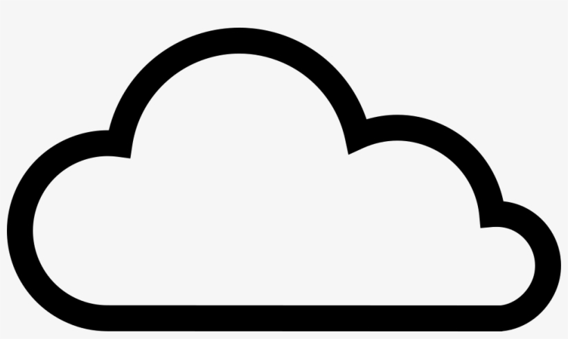 Download Cloud Outline - - Png Outline Cloud Icon | Transparent PNG ...