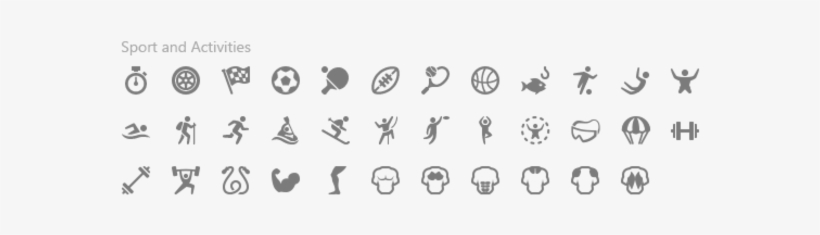 Windows 8 Icons Sport Activities - Sports And Activities Clip Art PNG ...