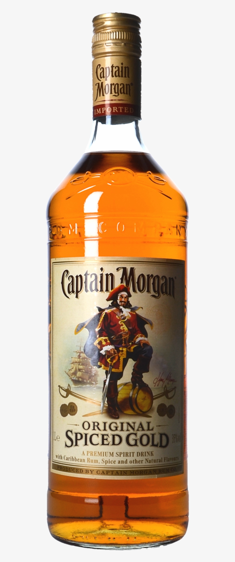 Rhum Captain Morgan Spiced - Captain Morgan Original Spiced Gold Rum ...