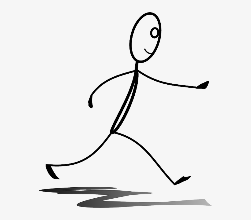 Download Striding, Running, Jogging, Walking, Stickman - Stick Man ...