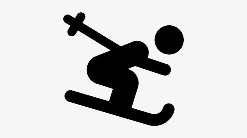 Ski Stick Man Vector - Icone Ski PNG Image | Transparent PNG Free ...