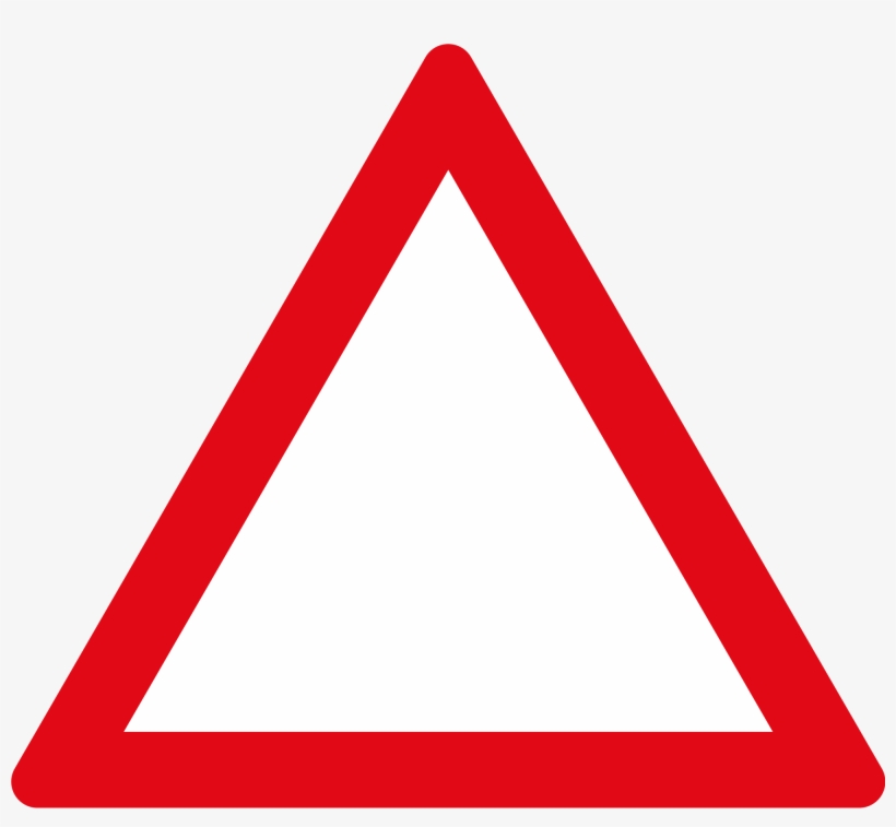 Open - Red Triangle Warning Sign PNG Image | Transparent PNG Free ...