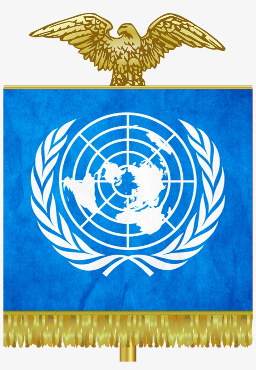 Blue Roman United Nations Flag Sign - United Nations And Roman PNG ...