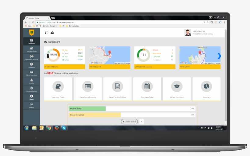 Dashboard With Progress Bar - Computer PNG Image | Transparent PNG Free ...