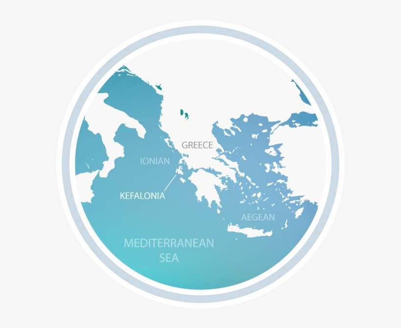 Mediterranean Map / Island Of Kefalonia, Greece - Greek Waters Pilot ...