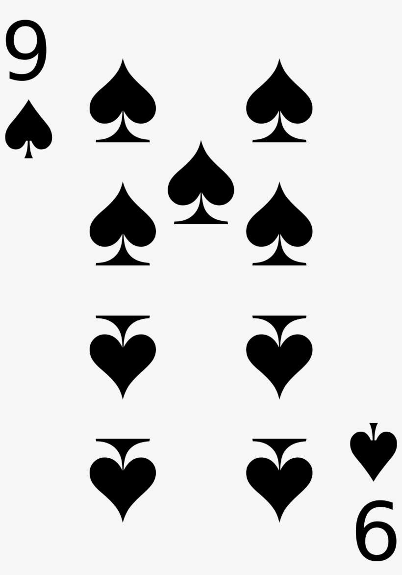 Open - Number 9 Playing Cards PNG Image | Transparent PNG Free Download ...
