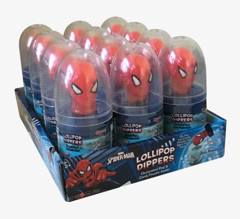Marvel Spider-man Lollipop Dipper - Spider-man PNG Image | Transparent ...