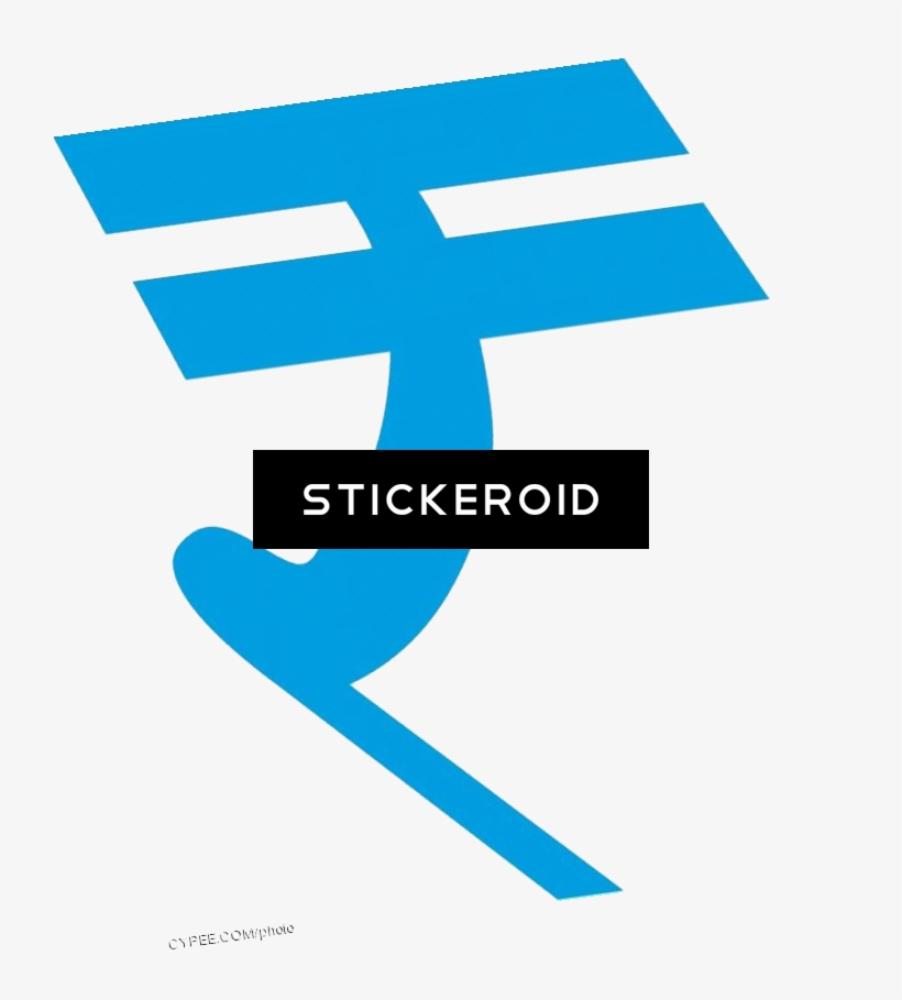 Rupee Symbol - Electric Blue PNG Image | Transparent PNG Free Download ...