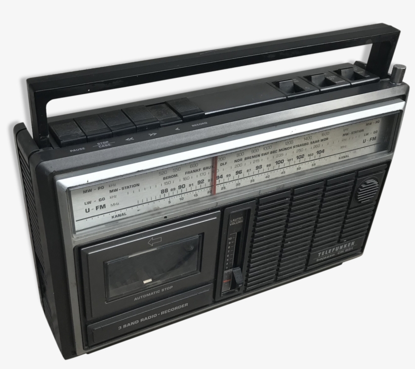 Former Radio Laptop Telefunken Bajazzo K7 Vintage Radio - Radio PNG ...