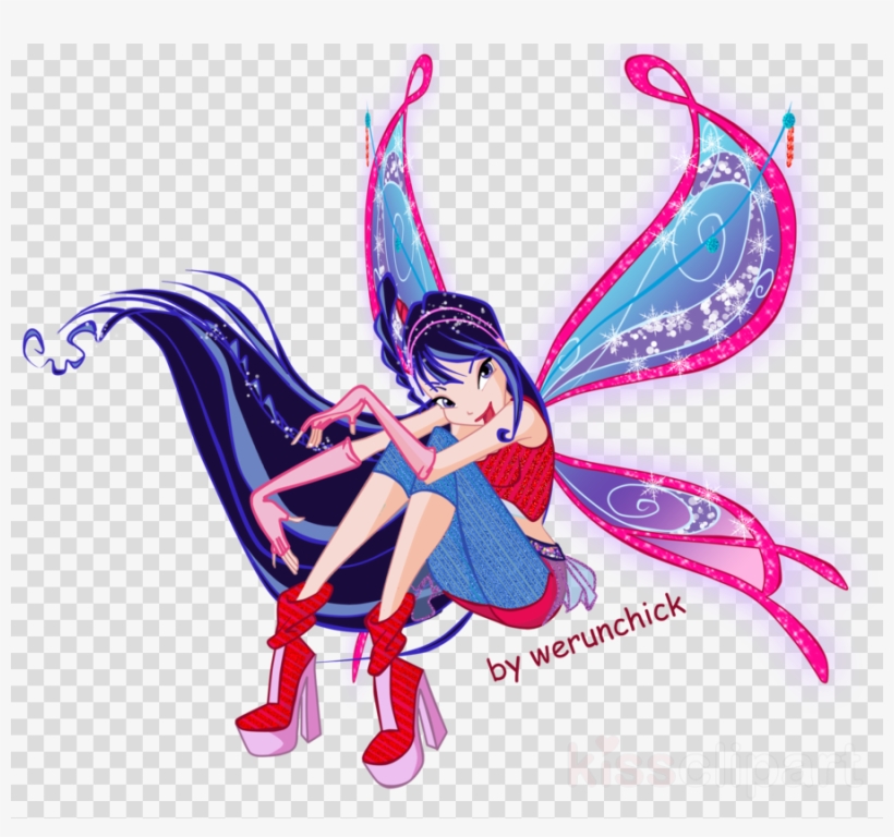 Musa Clipart Musa Bloom Winx Club - Musa PNG Image | Transparent PNG ...