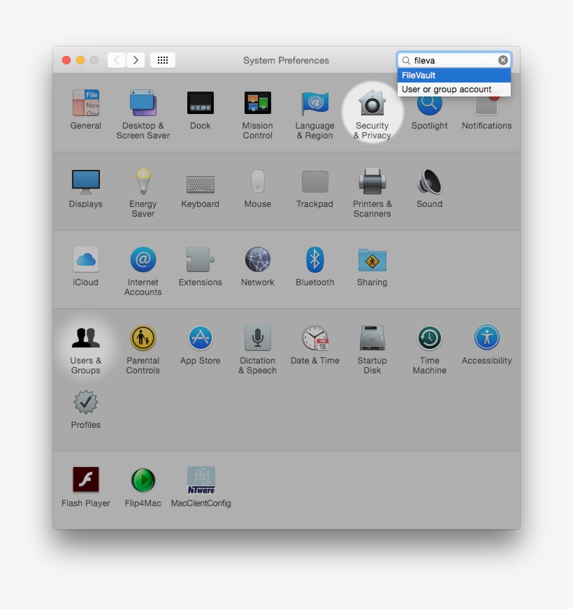 Select The "security & Privacy" System Preference - Mac Os X Yosemite ...