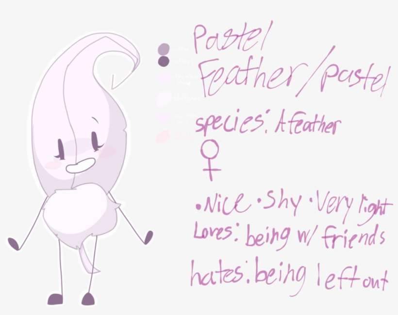 Download My Object Oc Feather - Cartoon | Transparent PNG Download ...