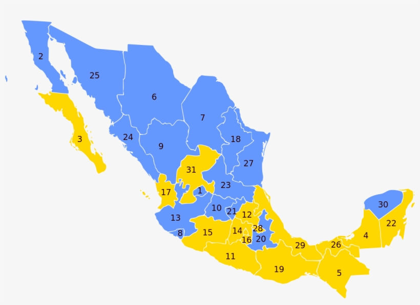 Mexico Election Map 2018 PNG Image | Transparent PNG Free Download on ...