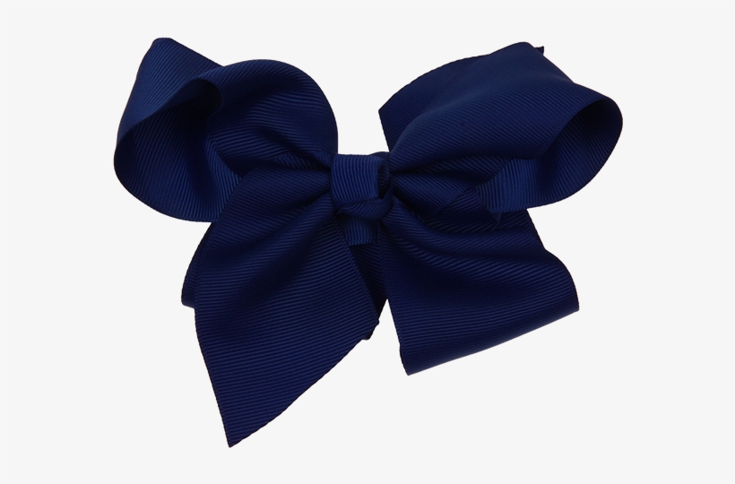 Rwc41607 14cm Ribbon Bow Royal Blue - Navy Blue Ribbon Png PNG Image ...