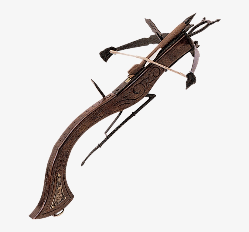 Curved Medieval Crossbow - Dark Gothic Crossbow PNG Image | Transparent ...