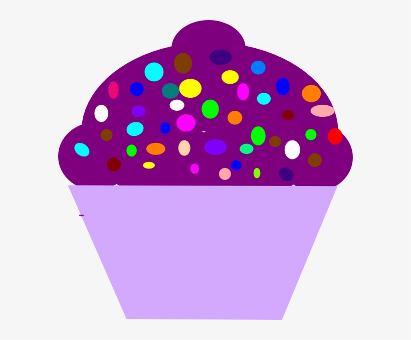 Purple Cupcake Clipart - Violet Things Clip Art PNG Image | Transparent ...