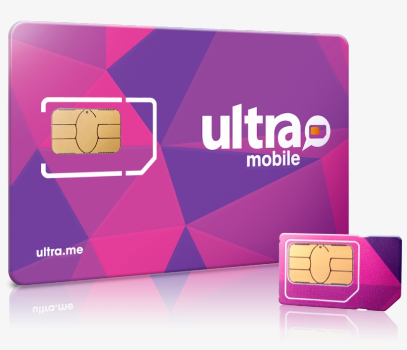 Ultra Mobile Triple Punch Sim Card - Ultra Mobile Sim Card PNG Image ...