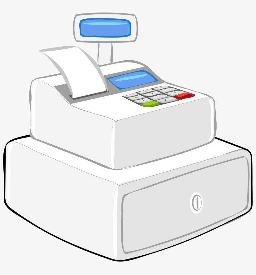 Cash Register Clip Art Download - Cashier Clipart PNG Image ...