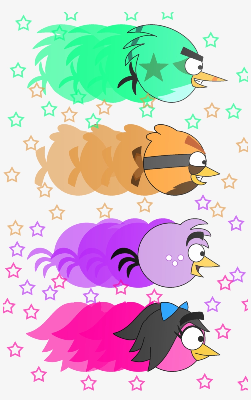 Rainbows By Nsponge200 - Deviantart Angry Birds Nsponge200 PNG Image ...