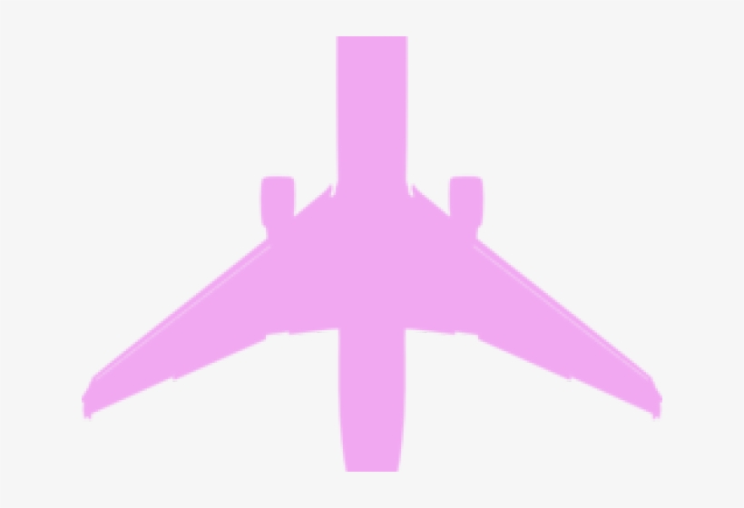 Download Airplane Clipart Pink - Plane Silhouette | Transparent PNG ...