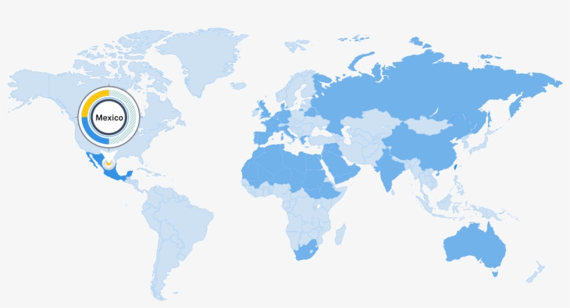 Middle East - Continents On A Flat Map PNG Image | Transparent PNG Free ...