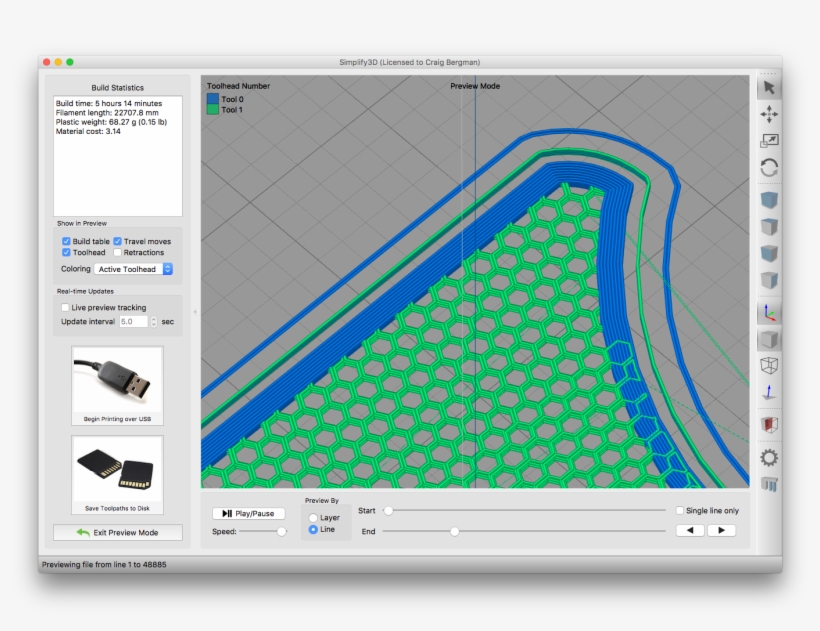 Dual Extrusion Infill Overlap - Makergear Simplify3d Simplify 3d ...
