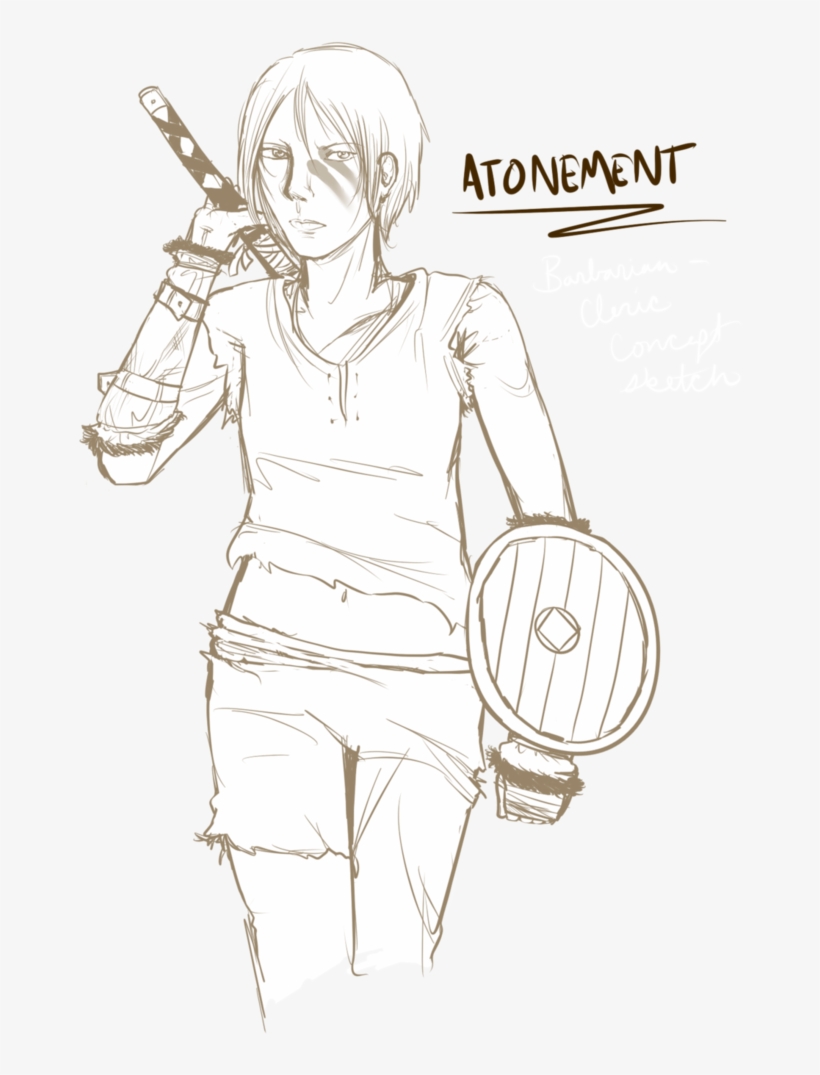 Clip Free Download Cleric Concept Sketch By - Sketch PNG Image ...