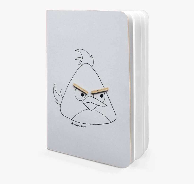 Dailyobjects Angry Bird A5 Notebook Plain Buy Online - Cartoon PNG ...