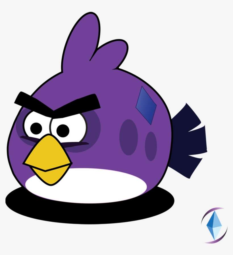 Angry Bird Purple - Purple Angry Bird Png PNG Image | Transparent PNG ...