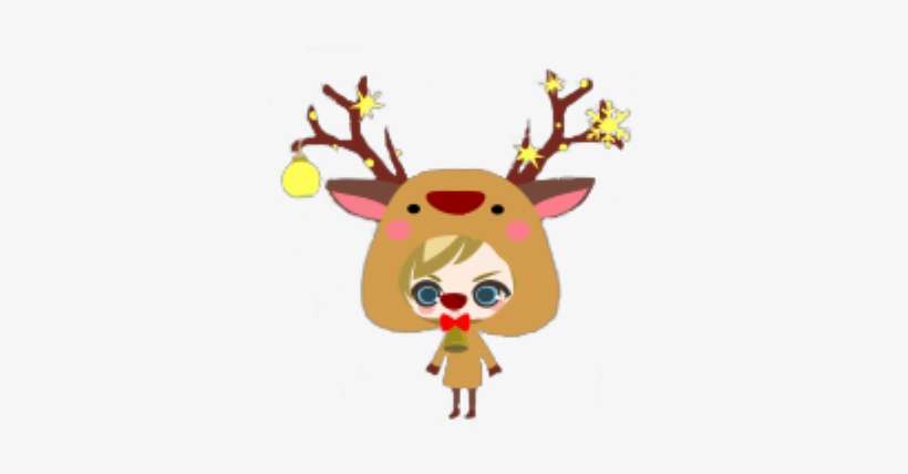 Reindeer Antlers Transparent Tumblr Download - Reindeer PNG Image ...