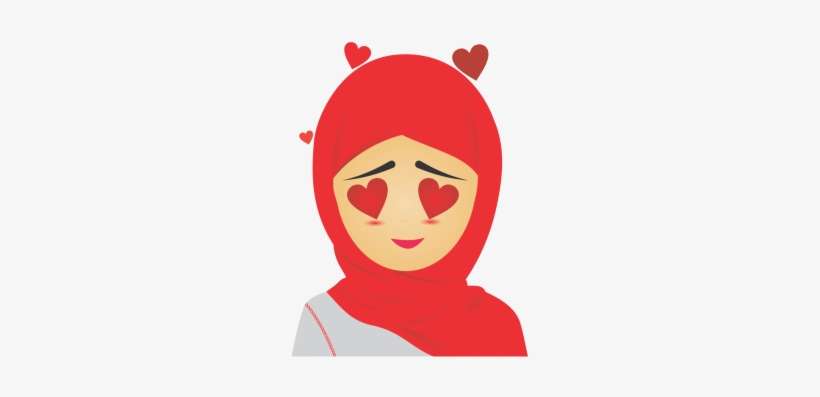 Muslim Emoji Set Cute Expressions, Expression, Express, - Emoji ...
