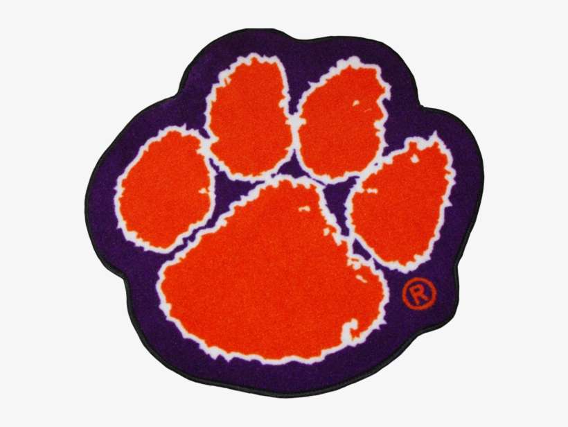 Clemson Tiger Paw Rug - My Team By Milliken Collegiate Clemson ...