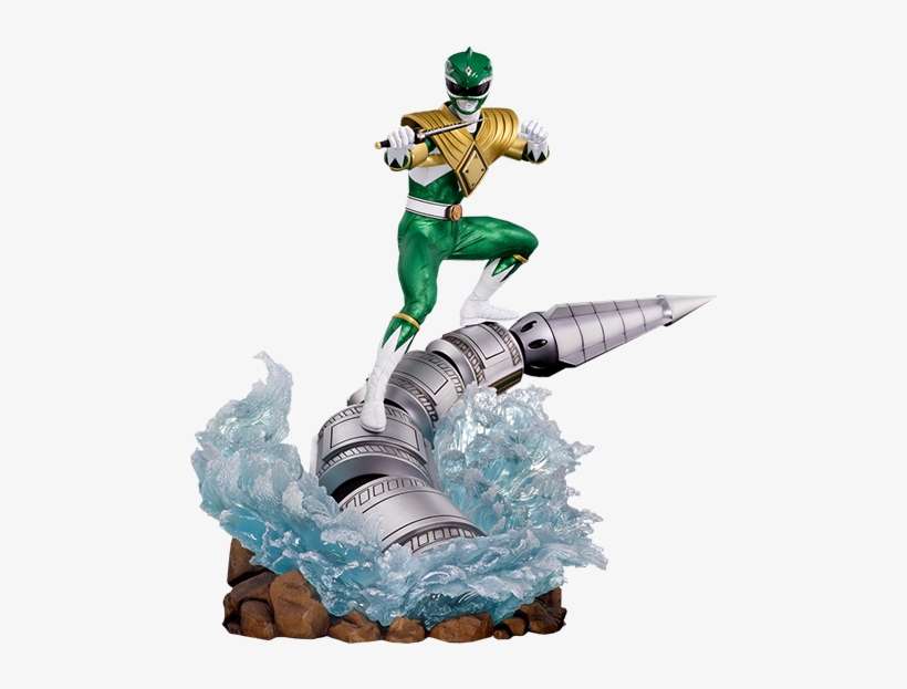 Download Mighty Morphin Power Rangers Statue Green Ranger Dragonzord ...