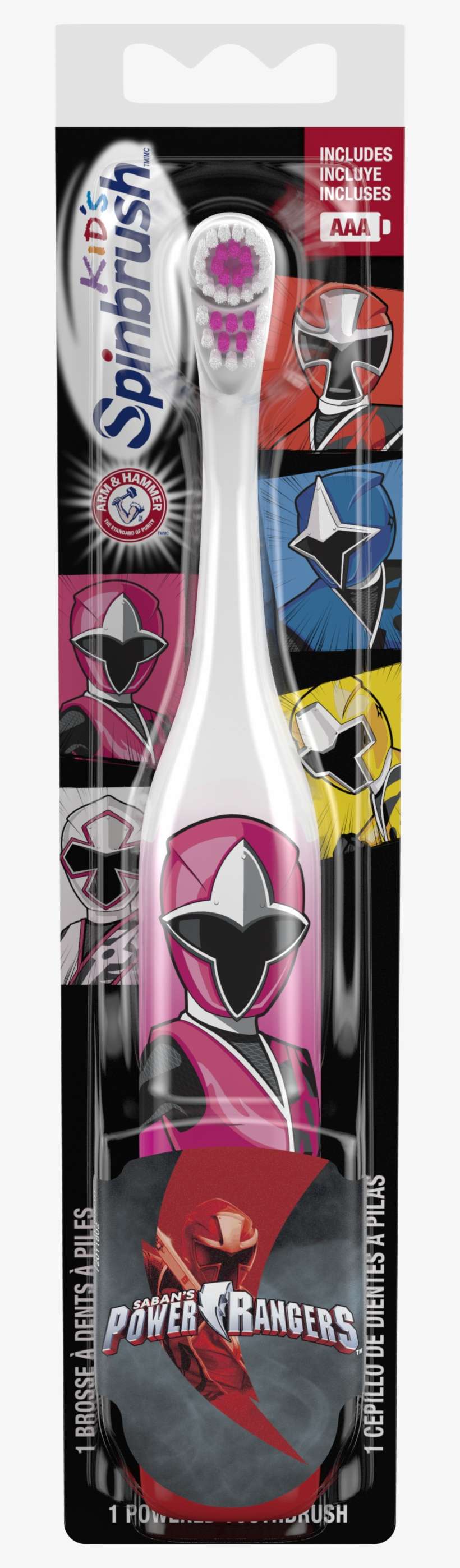 Download Arm & Hammer Spinbrush Power Rangers Battery Powered - Arm ...