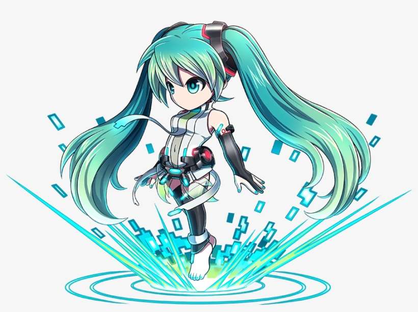 Hatsune Miku Brave Frontier PNG Image | Transparent PNG Free Download ...