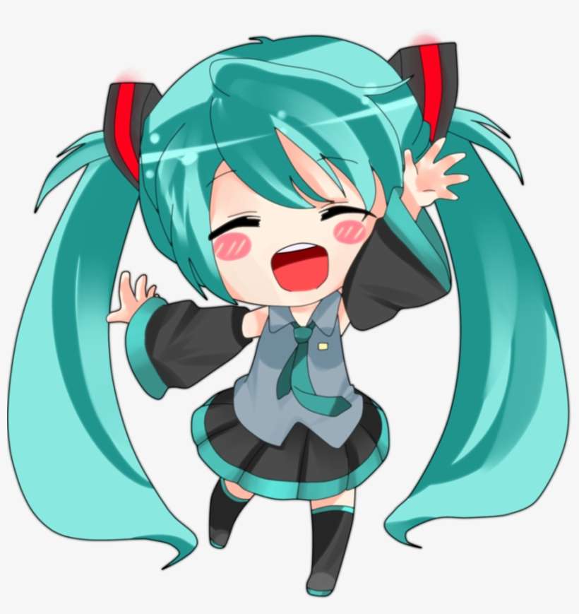 Download Hatsune Miku Moving - Hatsune Miku Chibi Kawaii | Transparent ...