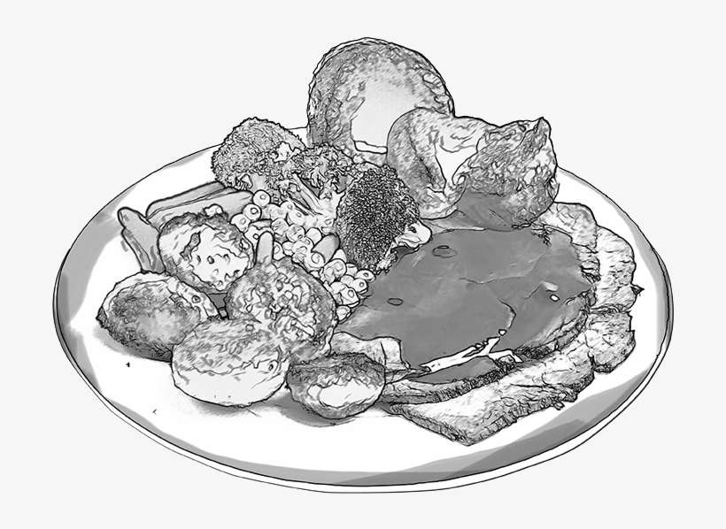 Download Transparent Food Sketch - /m/02csf | Transparent PNG Download ...