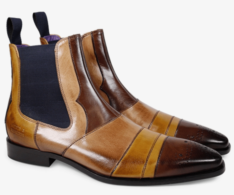 Ankle Boots Elvis 12 Classic Wood Yellow Sand Elastic - Melvin ...