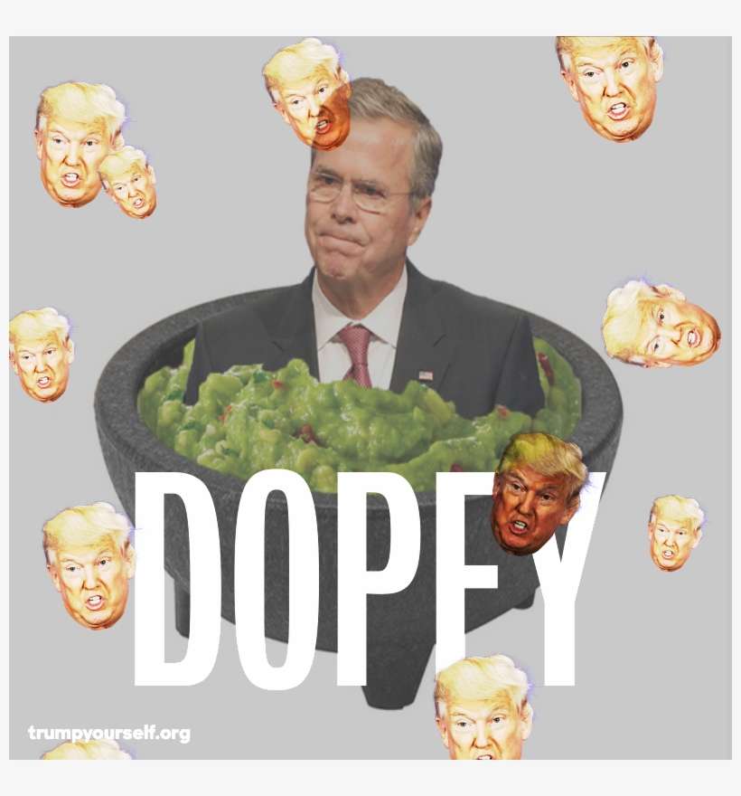 Org Donald Trump Jeb Bush Guacamole Doug Jones Food - Jeb Bush Guac ...