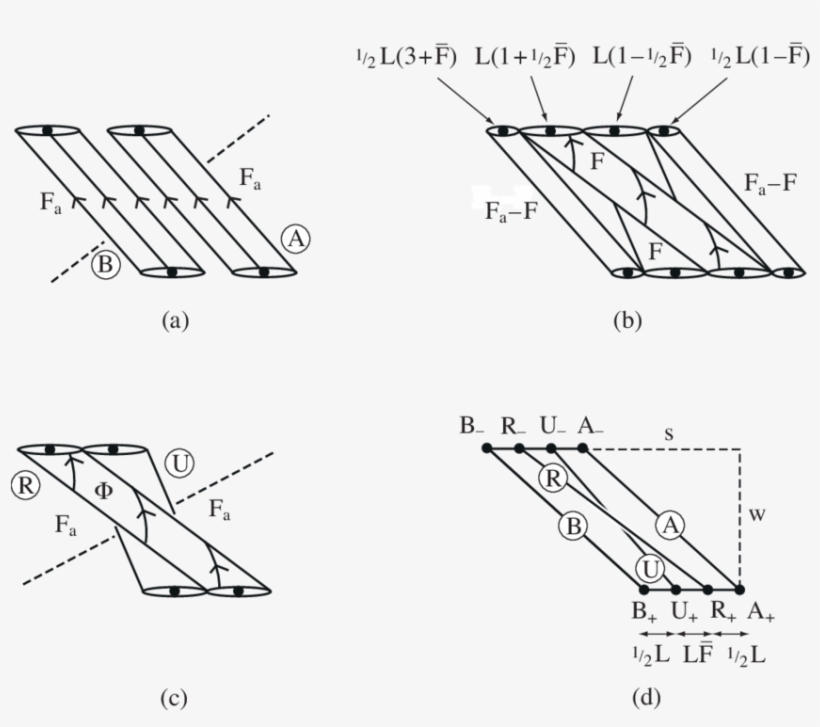 The Notation For Our Model Of Two Untwisted Flux Tubes - Diagram PNG ...
