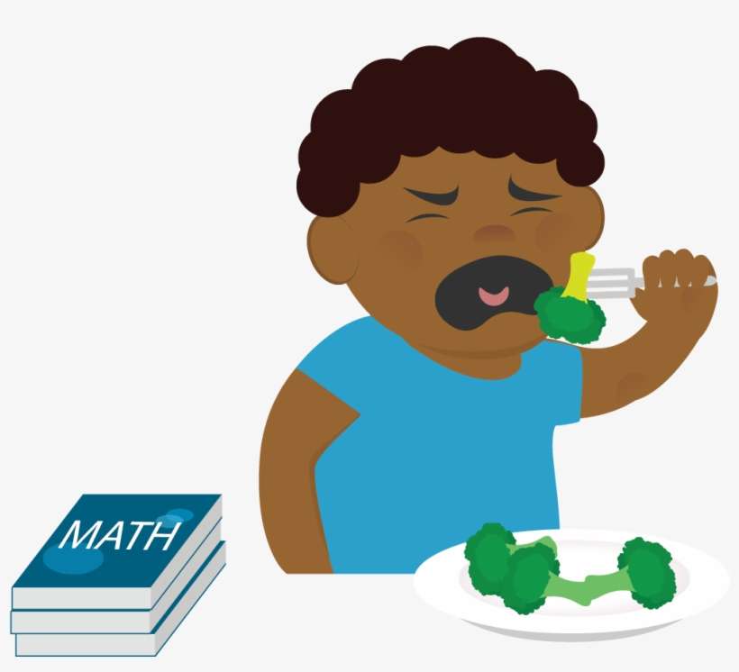 Png Royalty Free Library Broccoli Clipart Kid - Boy Eating Broccoli ...