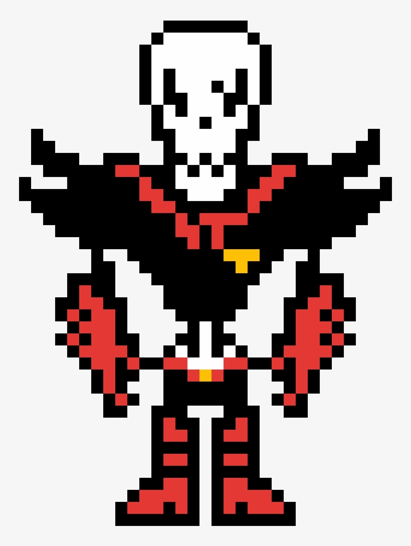 Download Underfell - Undertale Papyrus Sprite | Transparent PNG ...