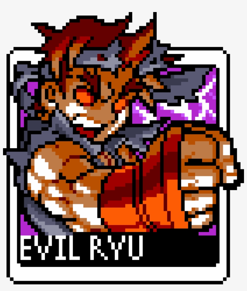 Evil Ryu From Street Fighter PNG Image | Transparent PNG Free Download ...
