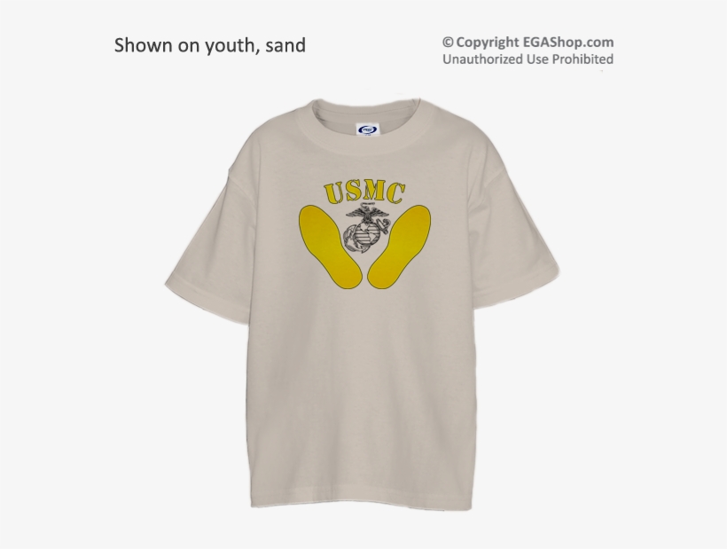 The Yellow Footprints From Boot Camp With The Eagle, - Navy Sign PNG ...