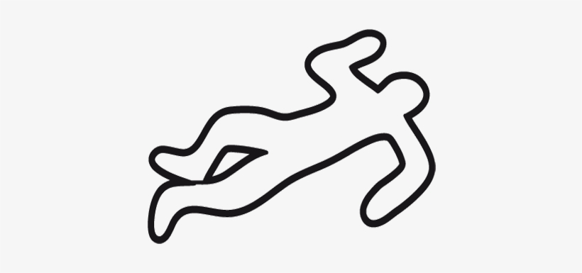 Download Dead Body Outline Png Clipart Freeuse Download - Dead Body ...