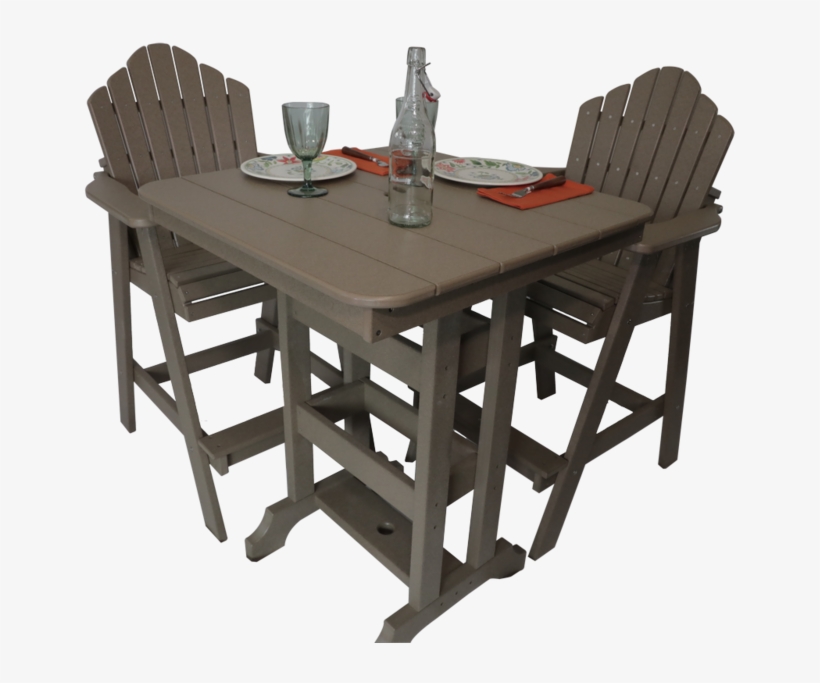 32" Square Counter Height Table Set - Table PNG Image | Transparent PNG ...