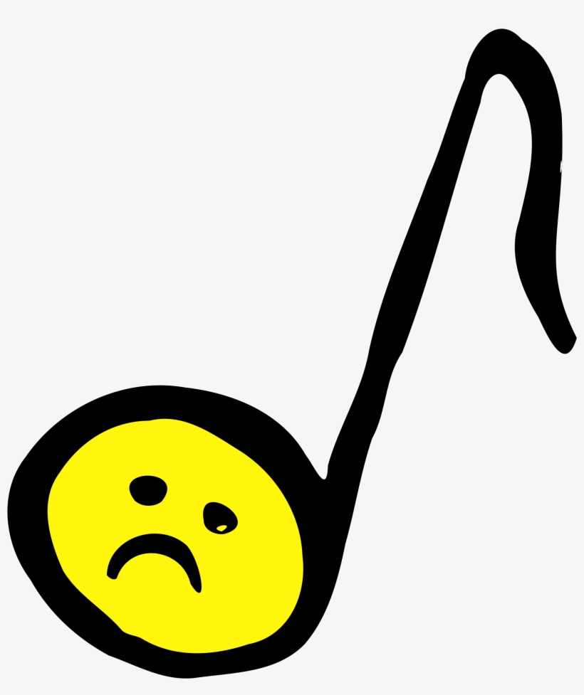 Big Image - Sad Music Note PNG Image | Transparent PNG Free Download on ...