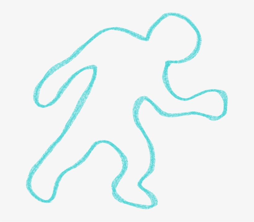 Dead Body Outline Chalk